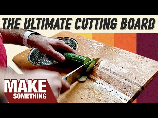 The Most Practical Cutting Board You Can Make! Woodworking Project