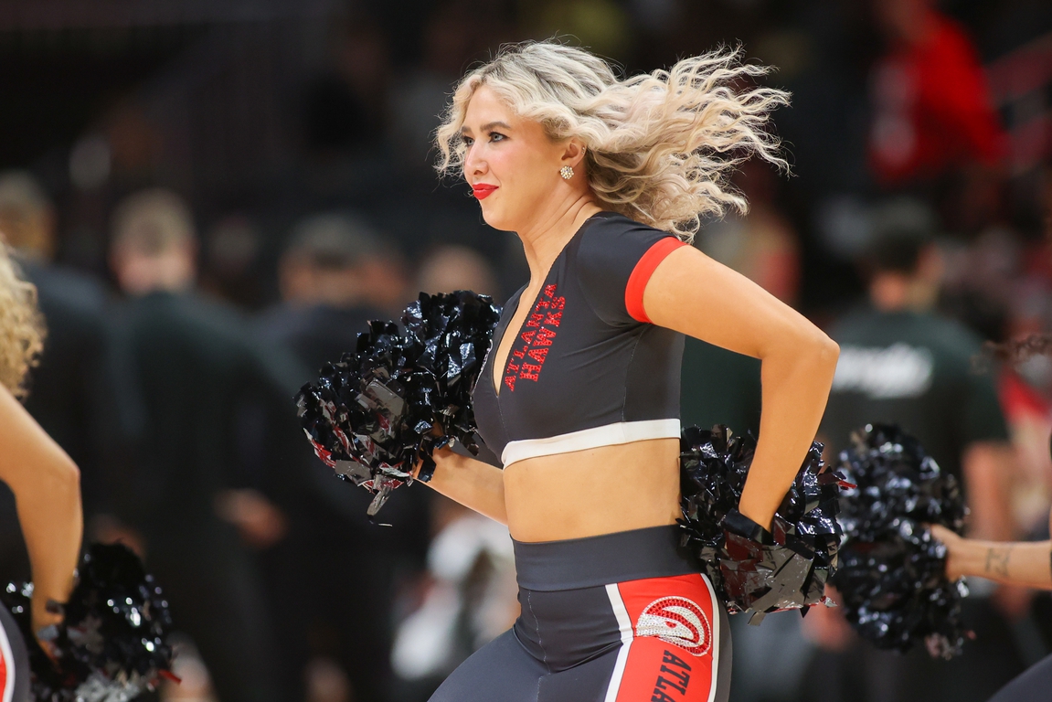 NBA cheerleaders in action during the 2024/25 season