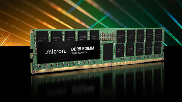 Micron unveils DDR5-9200 memory: 1γ process technology with EUV