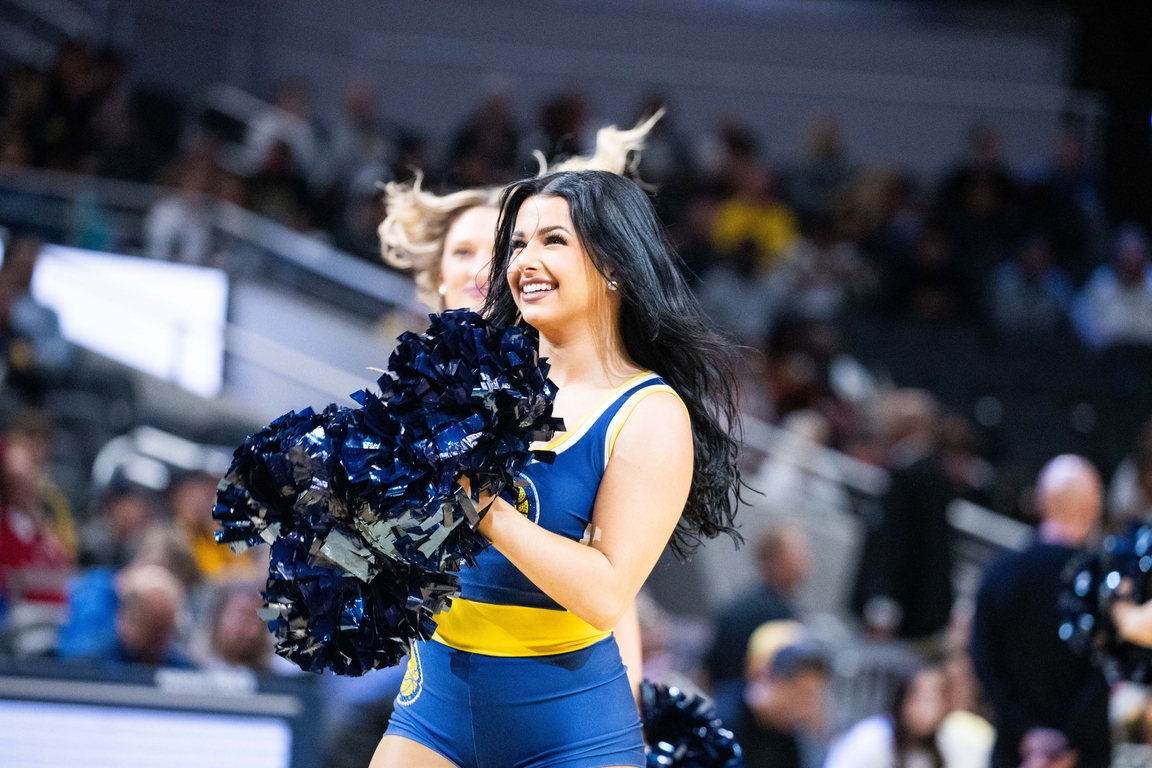 NBA cheerleaders in action during the 2024/25 season