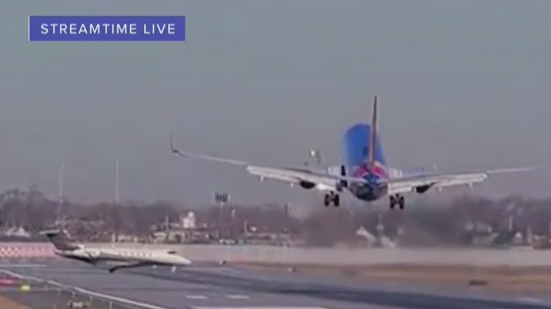WATCH: Southwest plane, jet narrowly avoid collision at Chicago’s ...