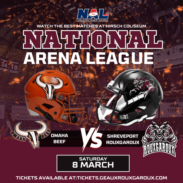 Shreveport Rouxgaroux to play arena football season opener at Hirsch ...