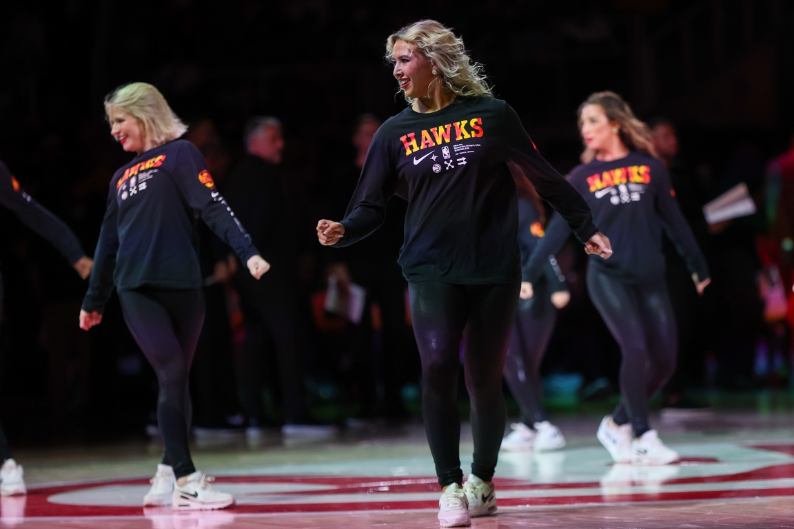 NBA cheerleaders in action during the 2024/25 season