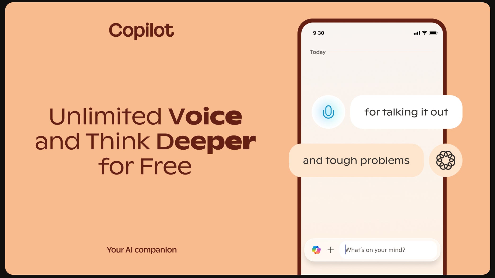 Microsoft Lets Free Copilot AI Users Use Voice Conversation and Complex ...