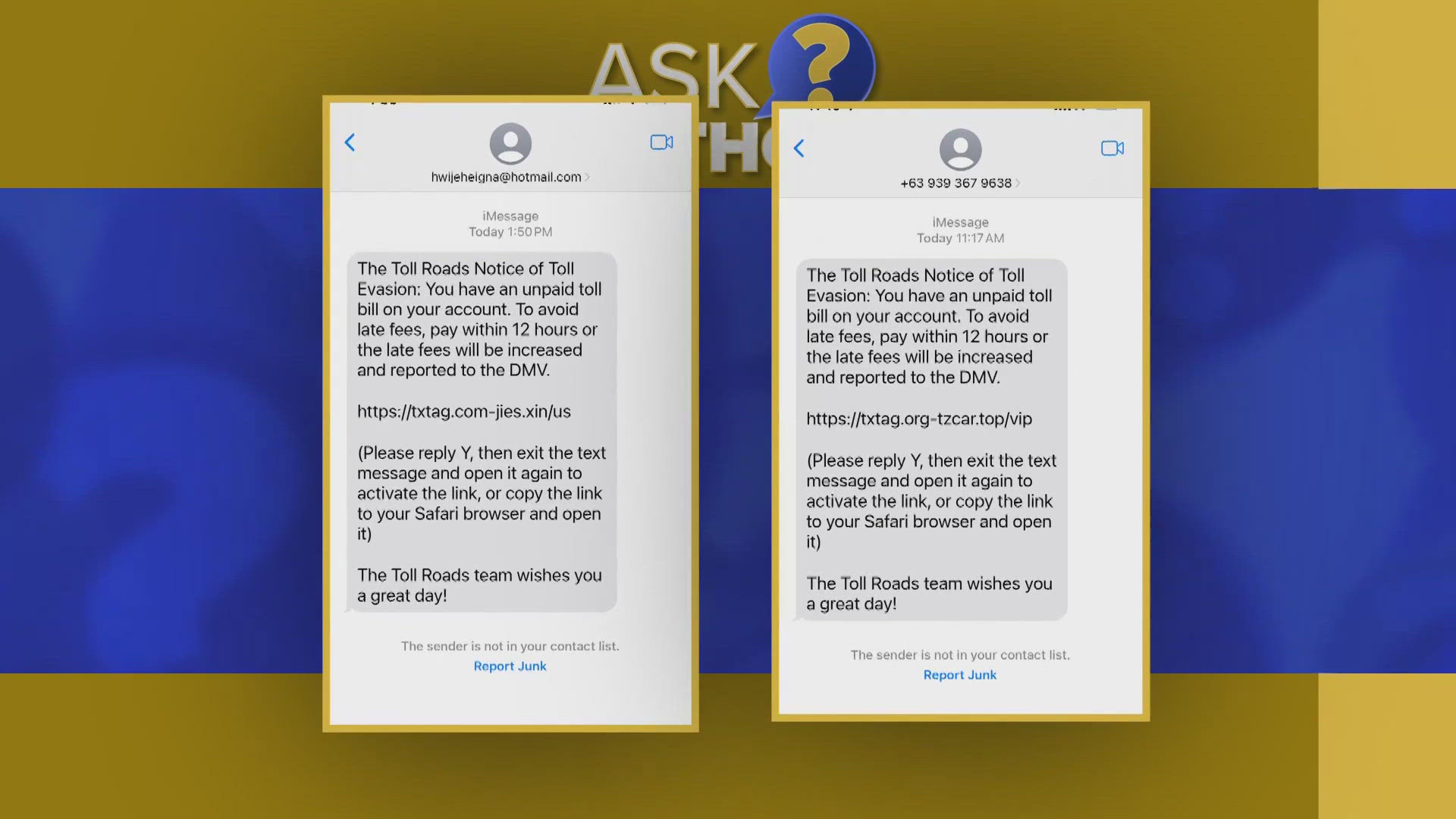 Ask Anthony: Tired of those fake unpaid toll text messages? I am too.