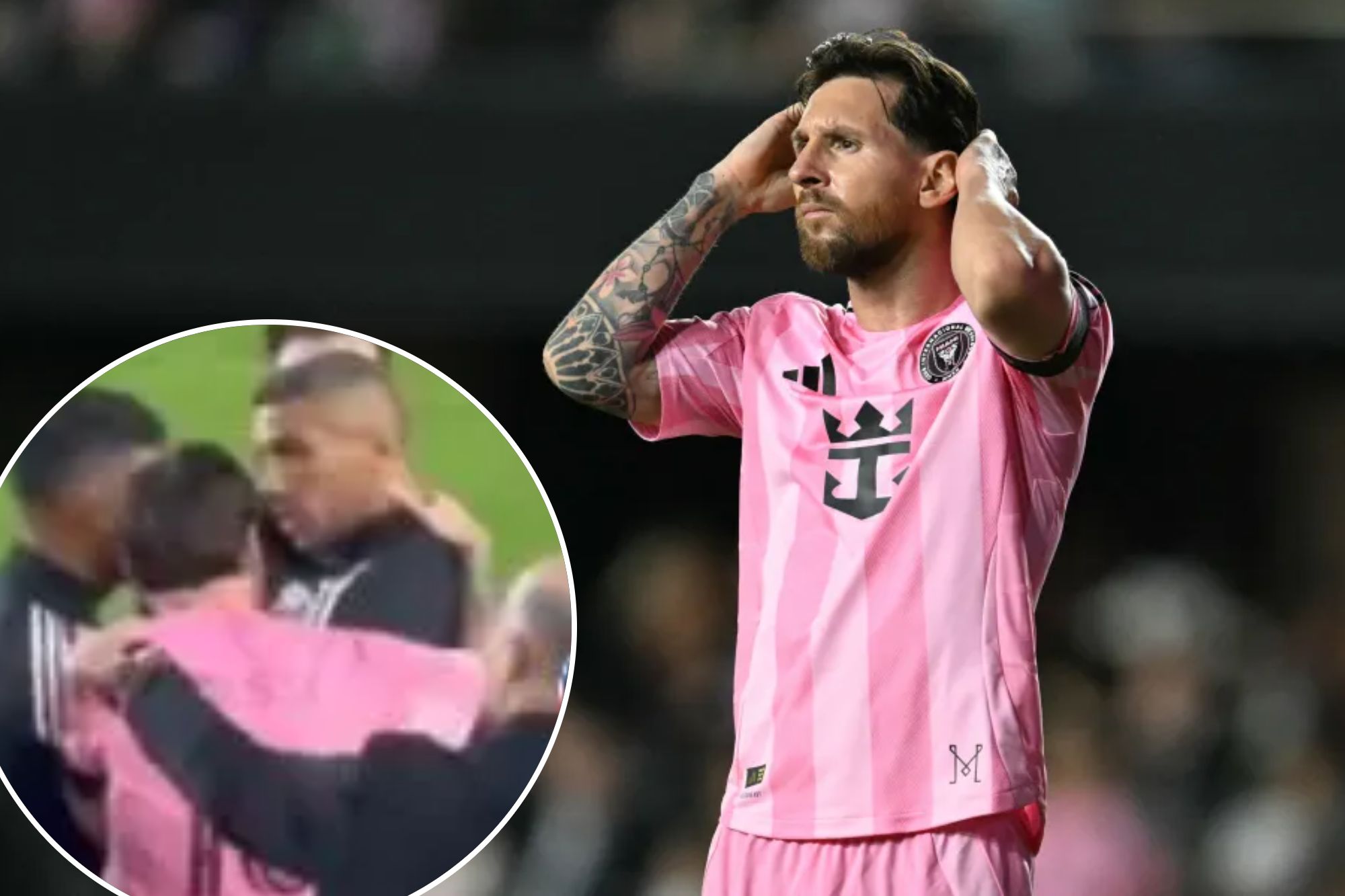 Lionel Messi punished by MLS for grabbing NYCFC assistant’s neck in ...