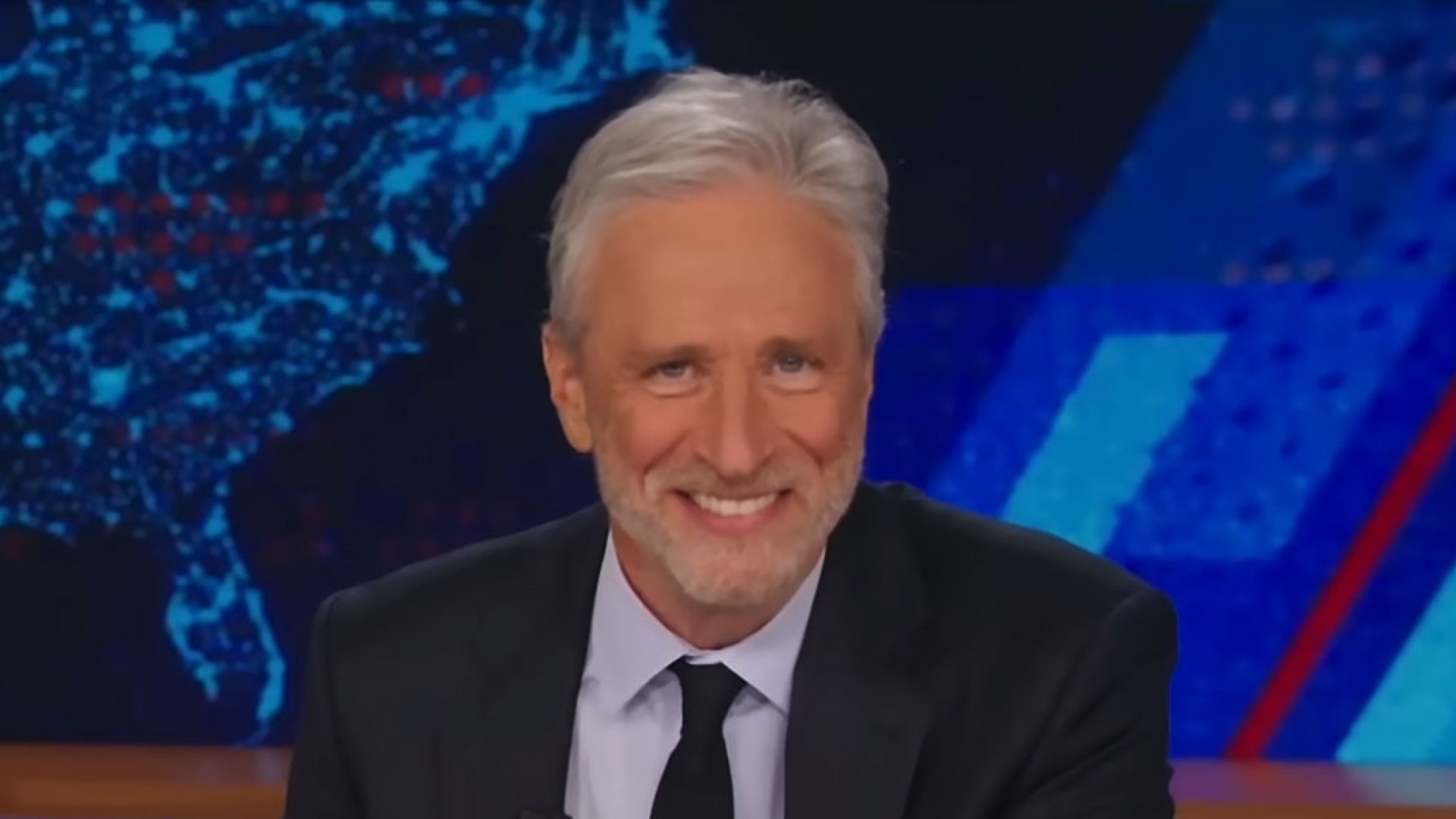 Jon Stewart Suffers Bloody Injury On Air in 'Daily Show' Mishap