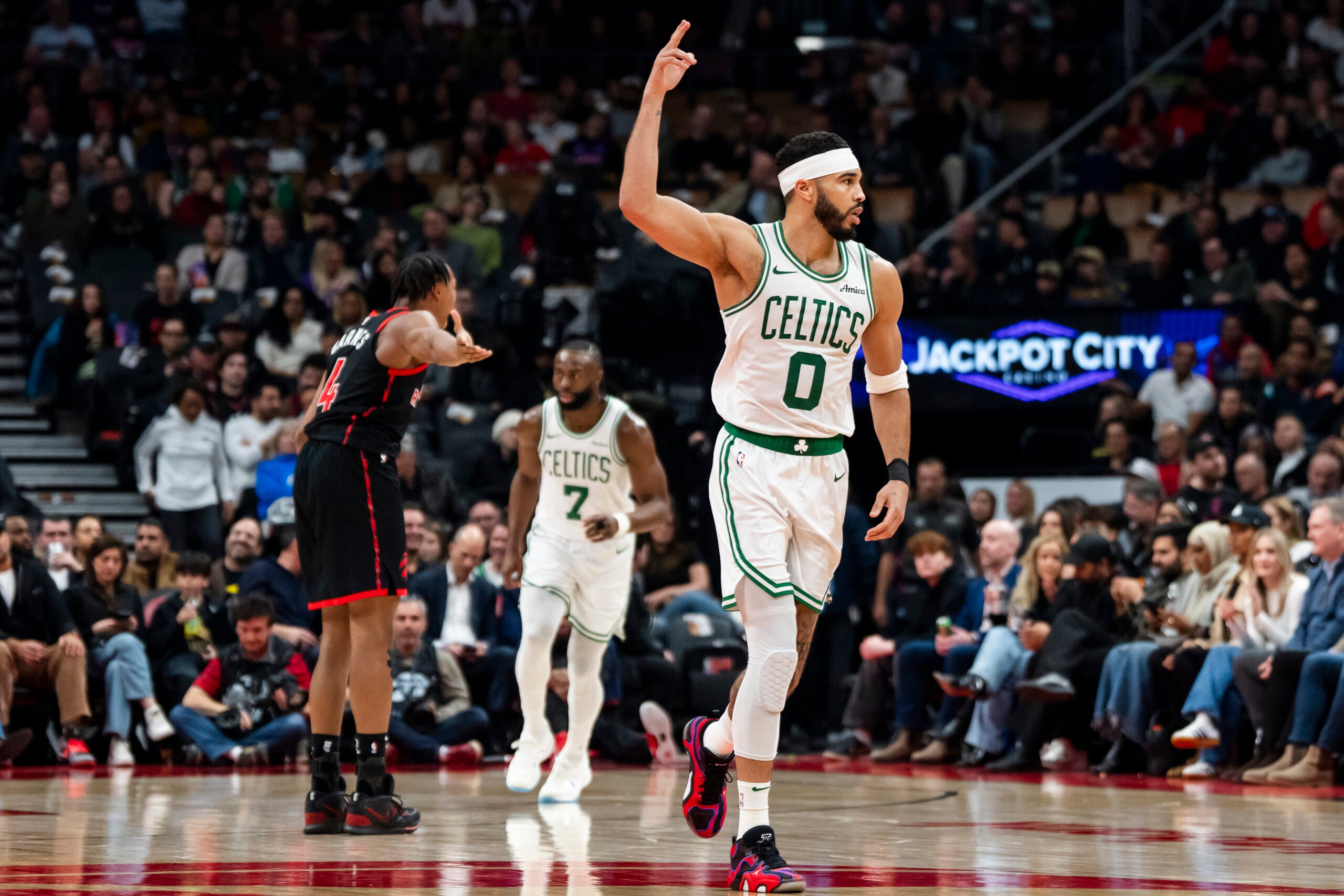 Derrick White, short-handed Celtics win 5th straight in victory over ...