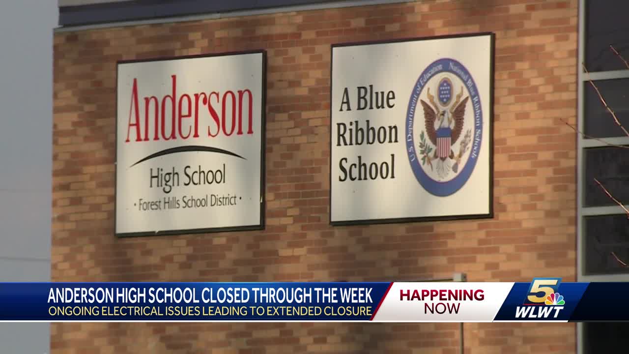 Anderson High School closed through end of week due to electrical ...
