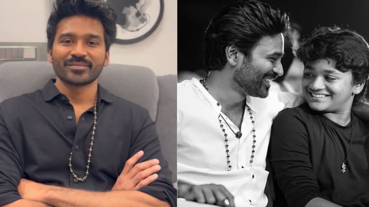 Dhanush’s RARE photo moment with his younger kid Linga wins hearts as ...