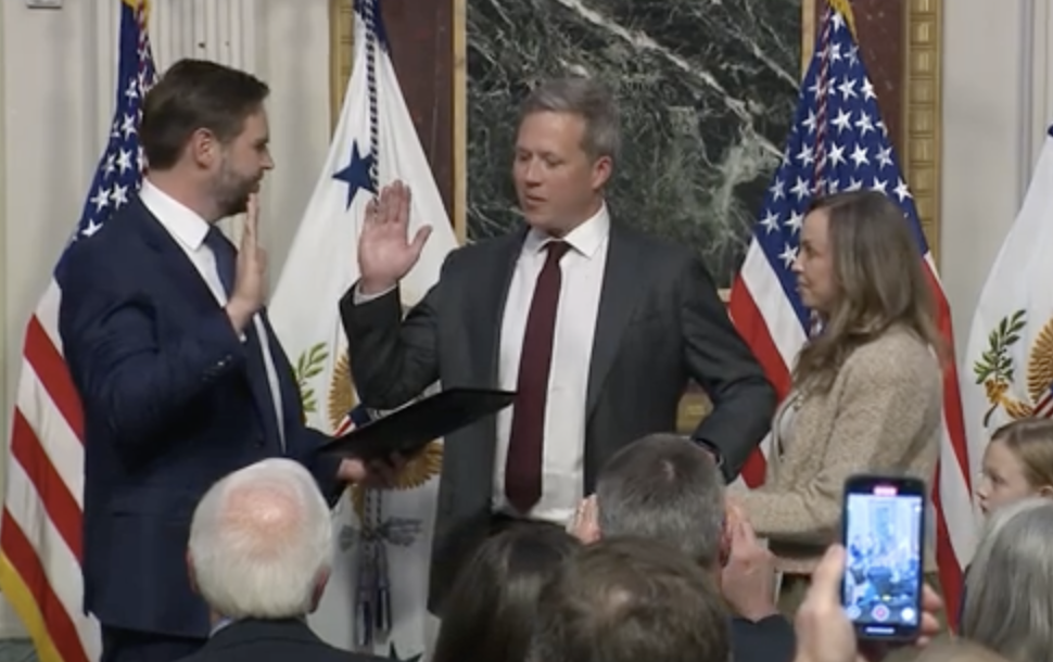 JD Vance Swears In Dan Driscoll As Secretary Of The Army