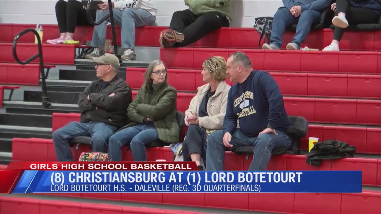 Girls High School Basketball - Christiansburg at Lord Botetourt