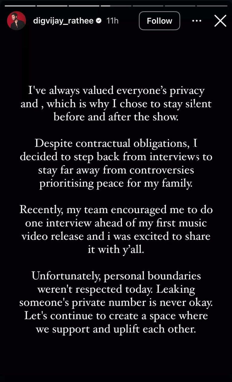 Bigg Boss 18’s Digvijay Singh Rathee reacts to shocking allegations ...