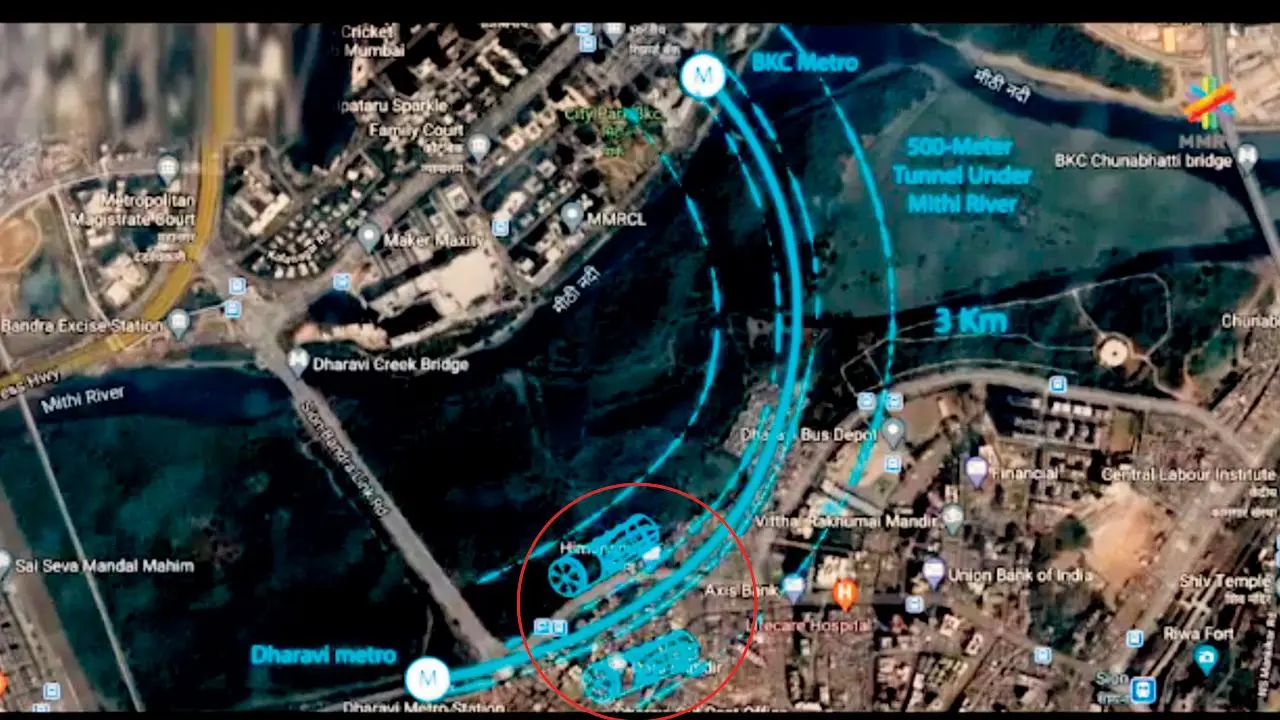 Mumbai: Metro Aqua Line 3 conducts trials on line that goes under Mithi ...
