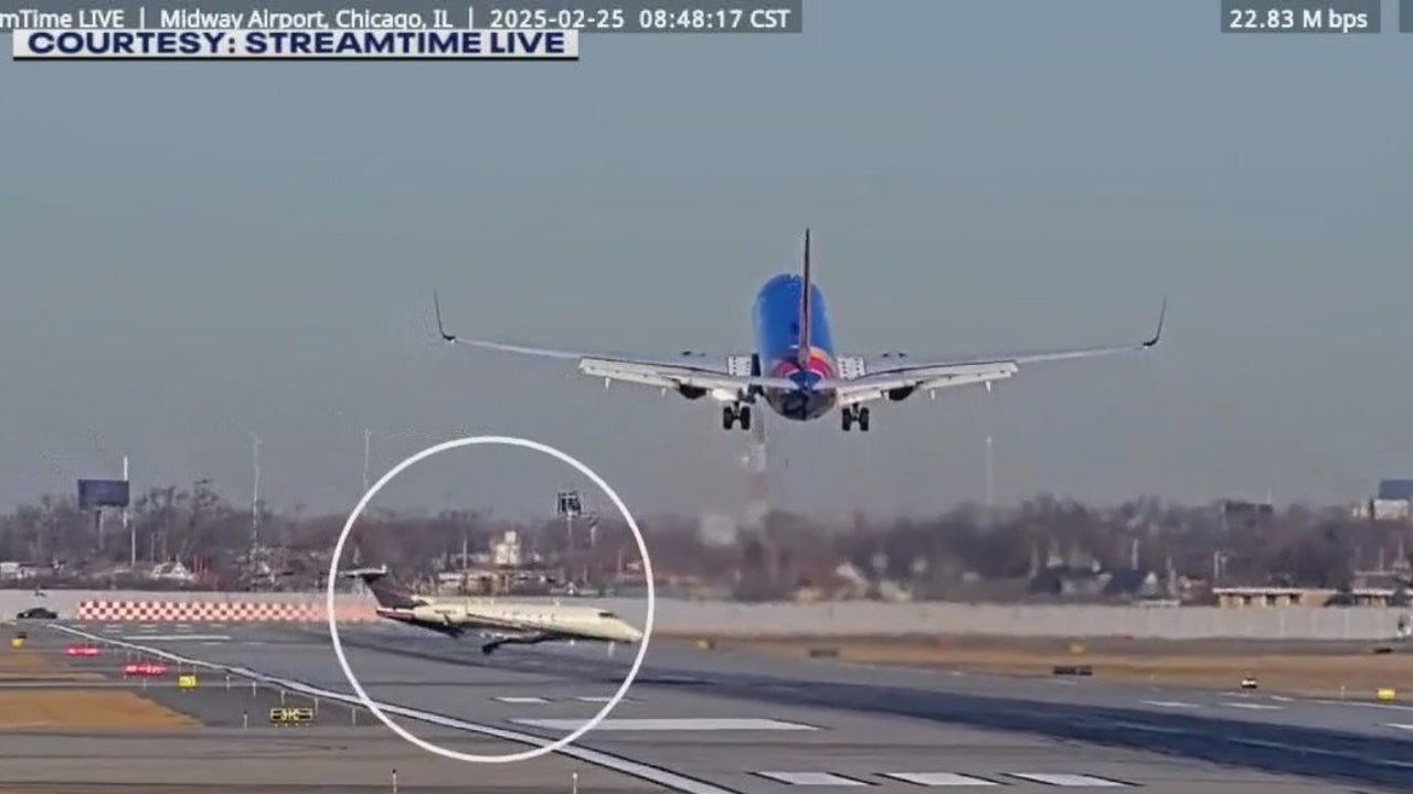 Southwest Airlines plane narrowly avoids crashing into jet on Chicago ...