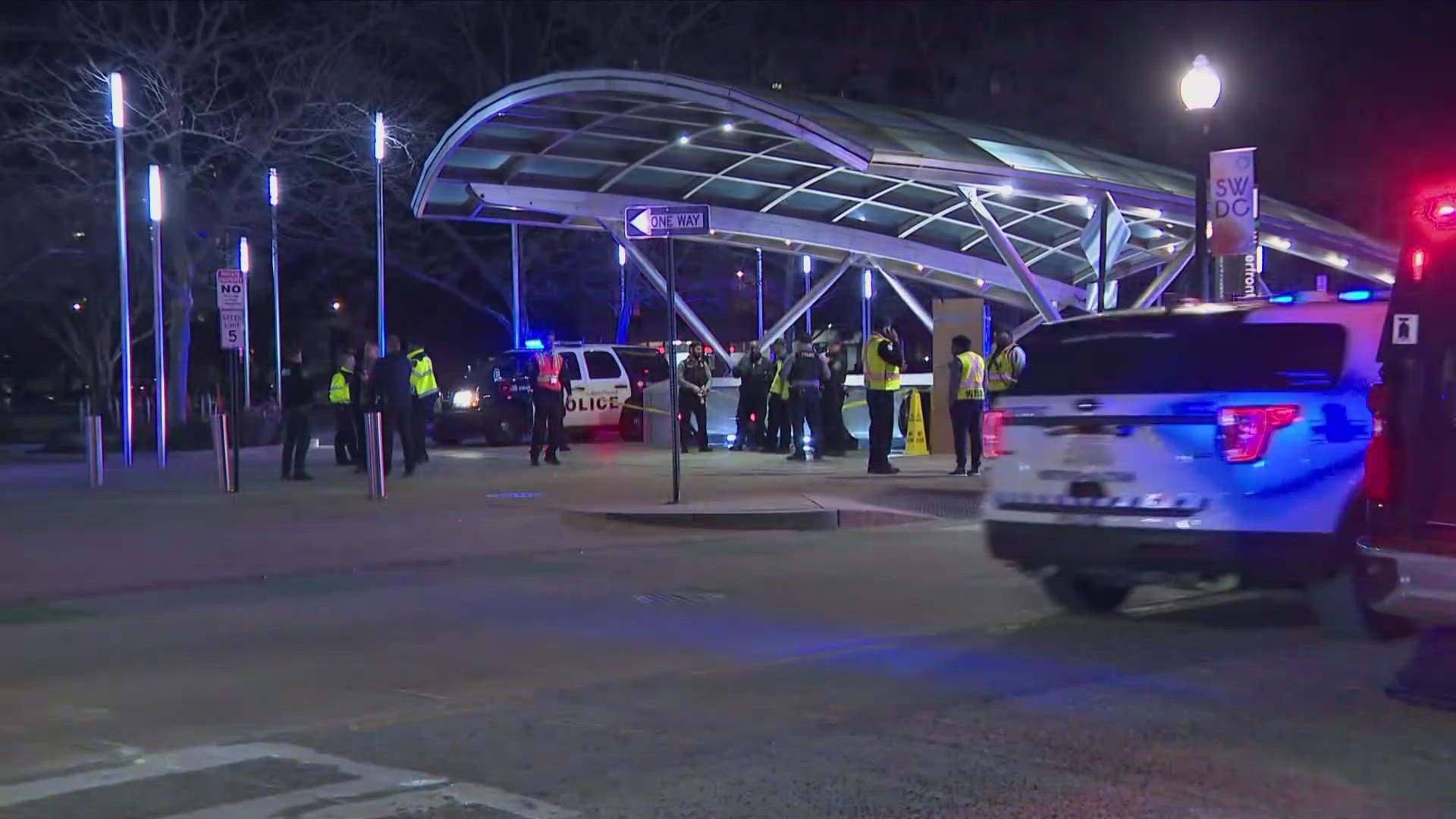 Waterfront Metro station evacuated, closed after woman is shot