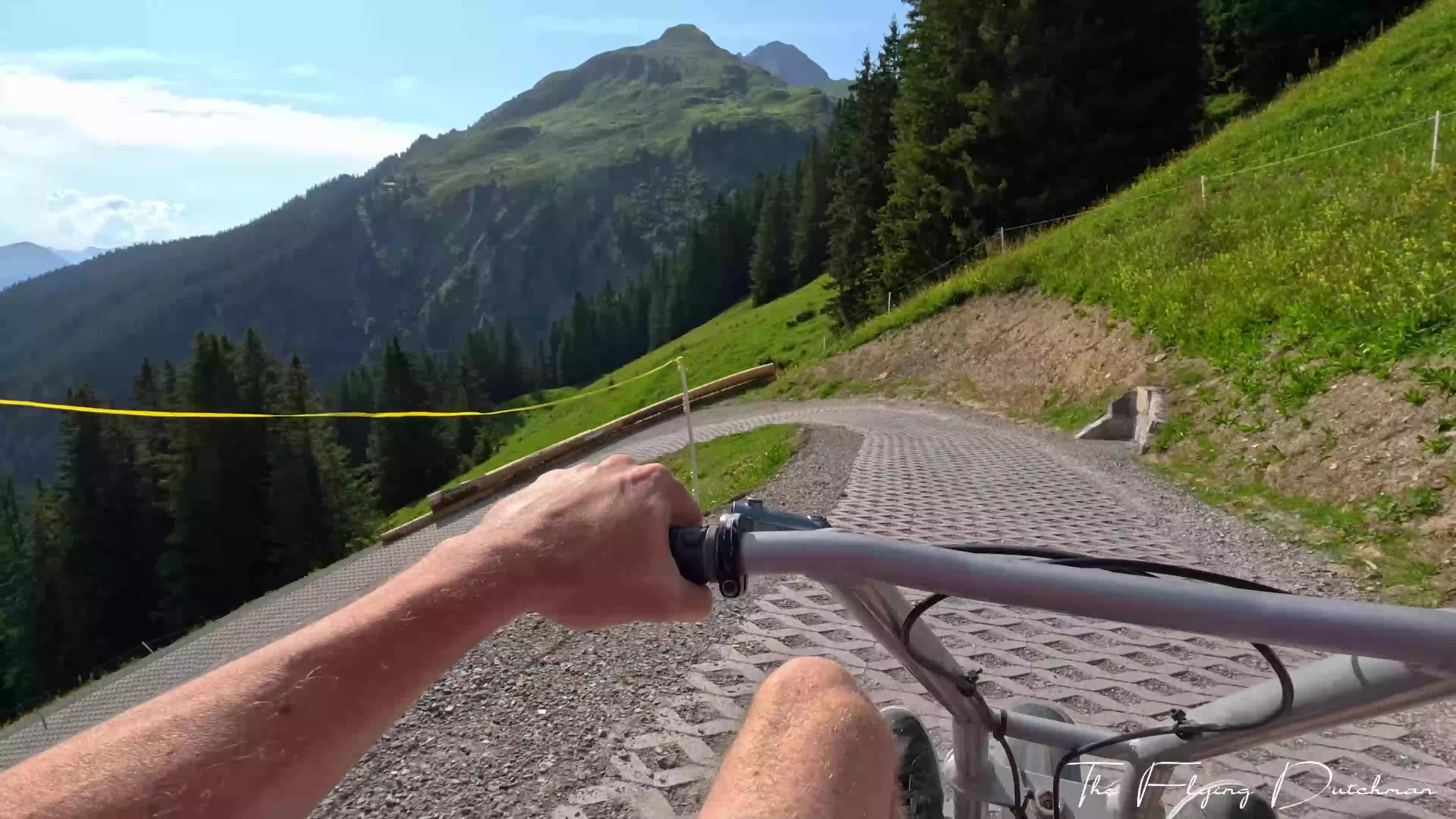 Grindelwald Mountain Carts - The Most Epic Ride in Switzerland (4K 60p)