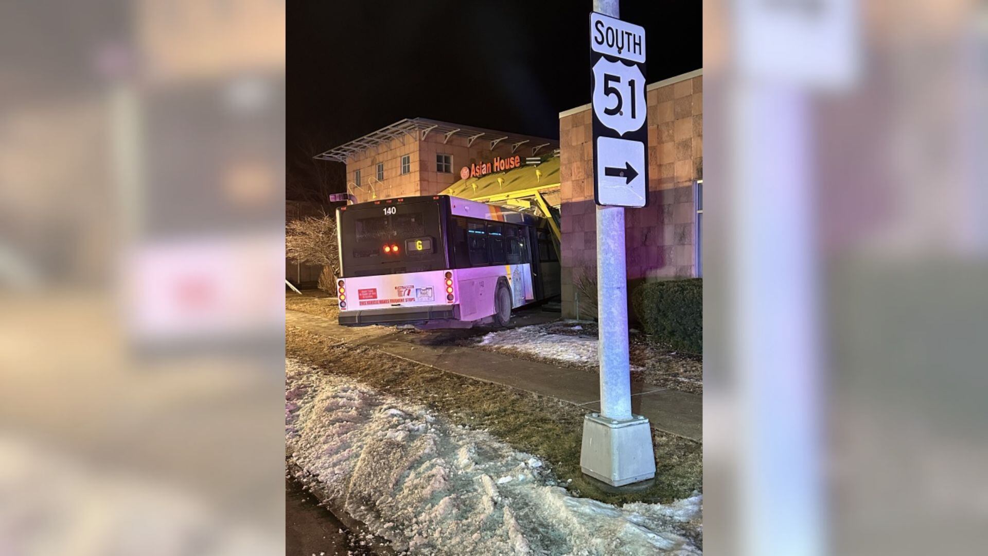 Metro bus crashes into Madison building after passenger allegedly ...