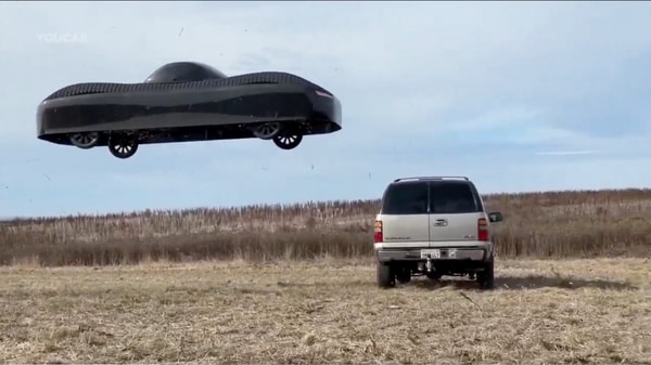 Watch first flying car to actually fly: US-based startup's model lifts ...