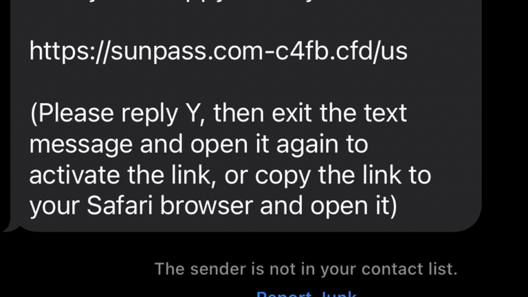 SunPass scam alert: Floridians urged to remain vigilant as fake toll ...