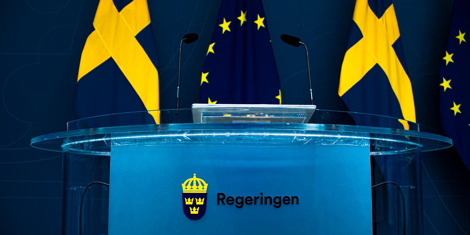 Regeringskansliet utlyste tjänster på Ipad i receptionen