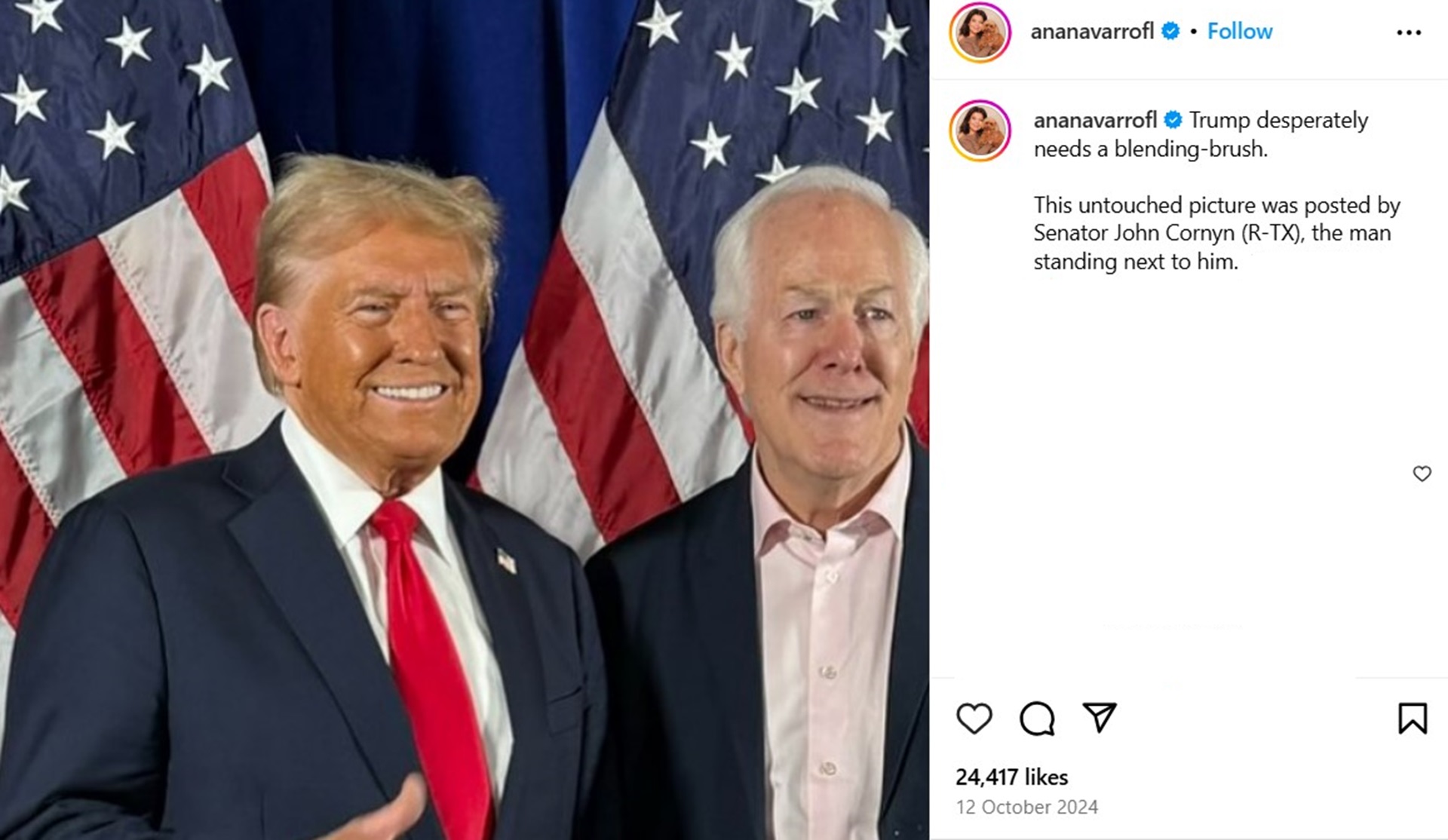 Découvrez le vrai visage de Donald Trump, sans autobronzant ni maquillage