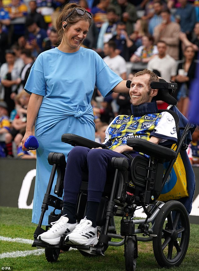 Prince William praises Rob Burrow's widow in touching book message