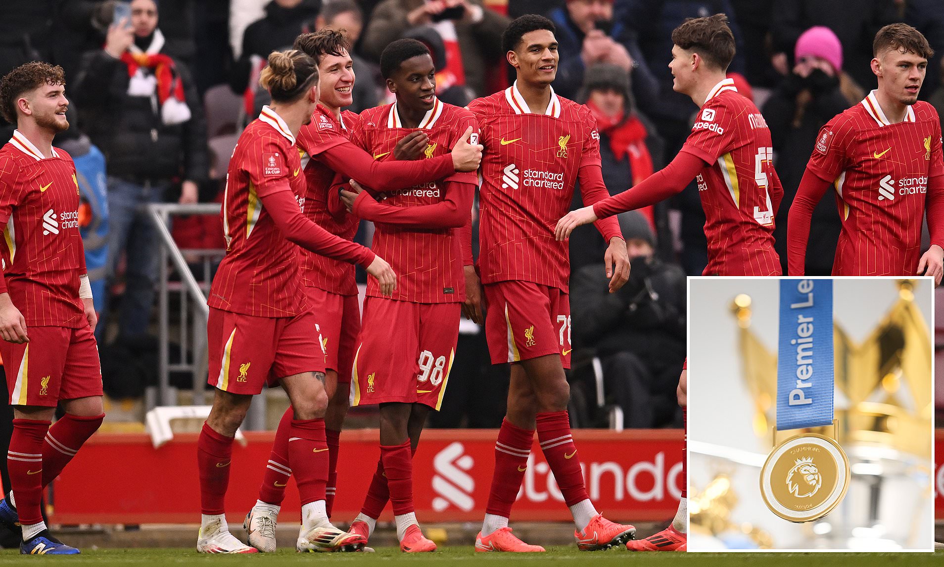 Liverpool star at risk of missing out on Premier League winner's medal ...