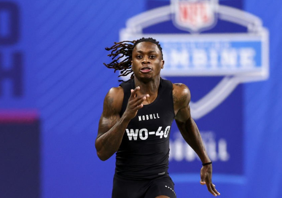 Xavier Worthy - The Unbeatable Speedster at the 2024 NFL Combine