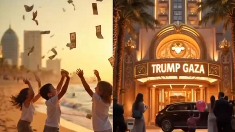 Luxury, Beaches, and Skyscrapers: Trump’s AI Video Depicts a New Gaza Luxury, Beaches, and Skyscrapers: Trump’s AI Video Depicts a New Gaza