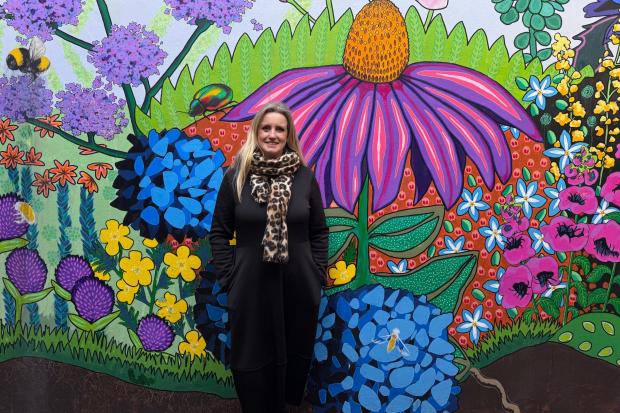 Artist's transformative mural in dark alley nears completion after more ...