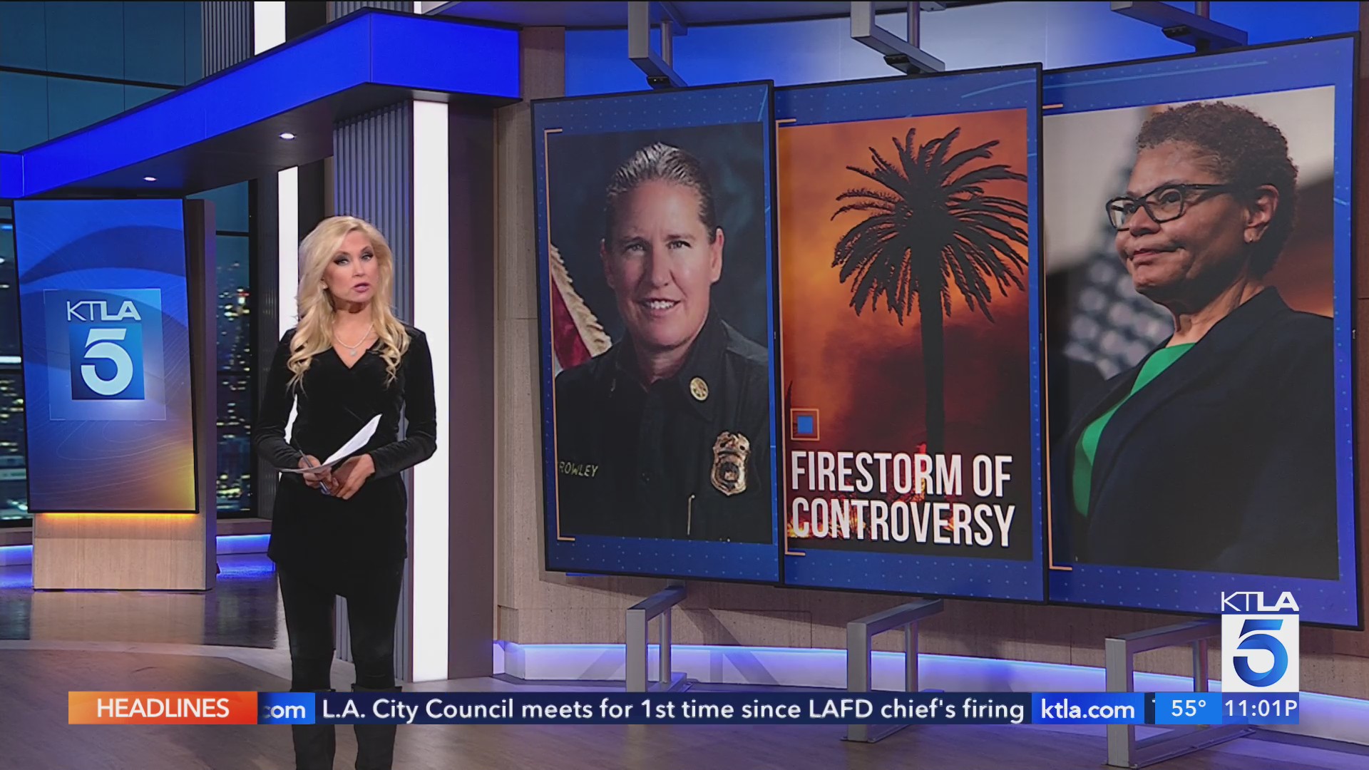 L.A. City Council meets for the first time since LAFD chief's firing