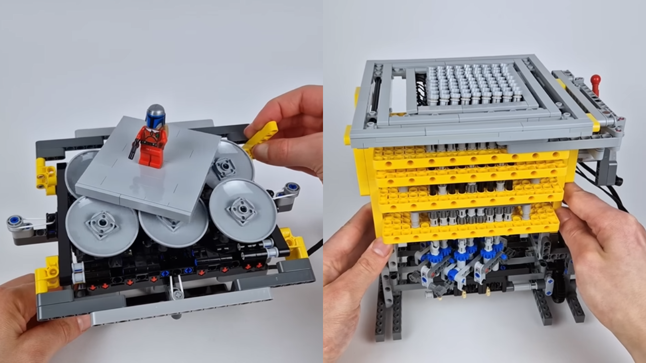 Creating Fully Functional LEGO Treadmill That Moves All Around