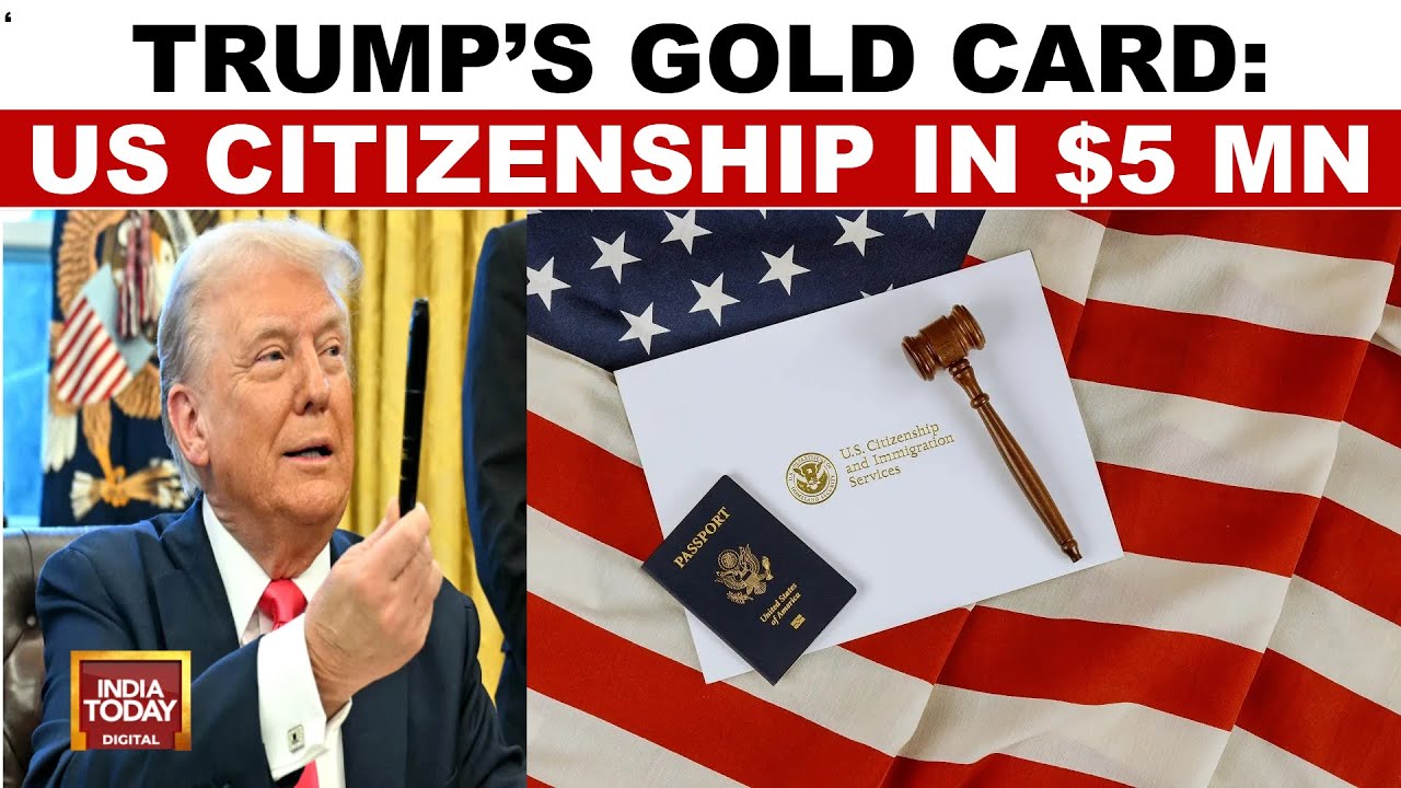 Trump introduces 'Gold Card' scheme for US citizenship