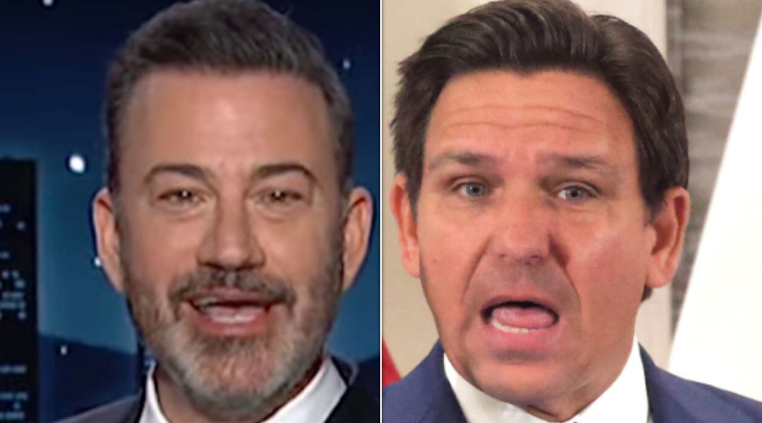 EWW! Jimmy Kimmel Spots 'Weird' Ron DeSantis Moment That's Grossing ...