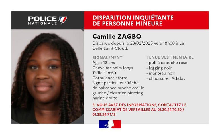 La Celle-Saint-Cloud: disparition inquiétante d'une adolescente de 13 ... La Celle-Saint-Cloud: disparition inquiétante d'une adolescente de 13 ...