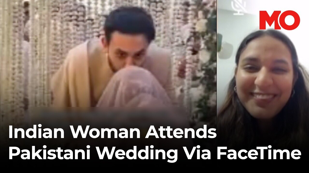 Indian woman virtually attends Pakistani friend's nikah