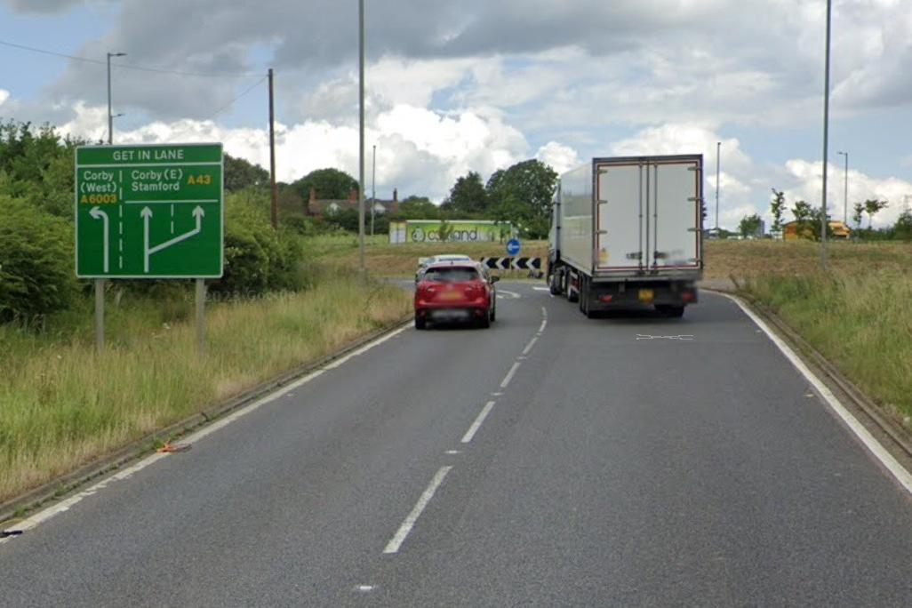 Collision on A43 roundabout between Kettering and Corby