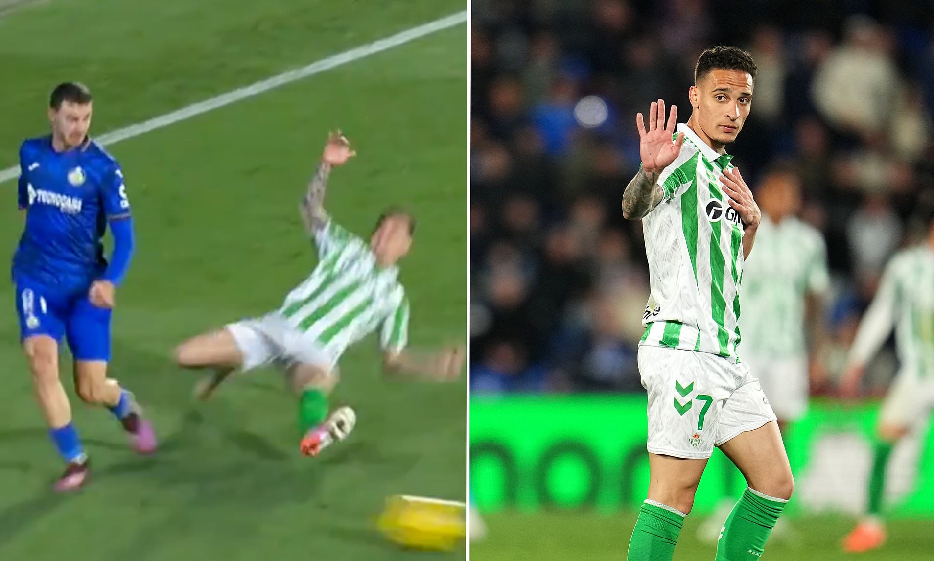 Antony's red card vs Gefate rescinded by LaLiga in boost to Real Betis ...