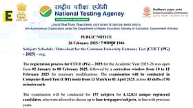 Breaking: NTA announces date sheet for CUET PG 2025