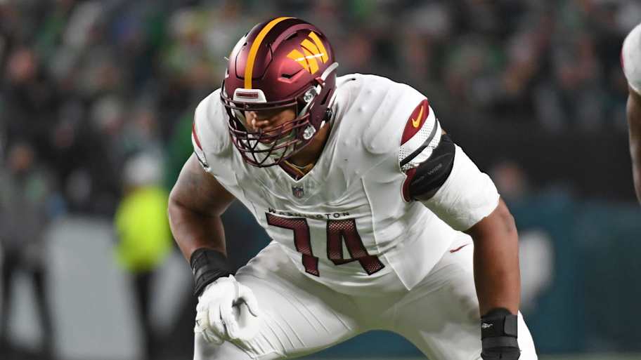 Commanders OT did 'great job' in rookie season, says general manager