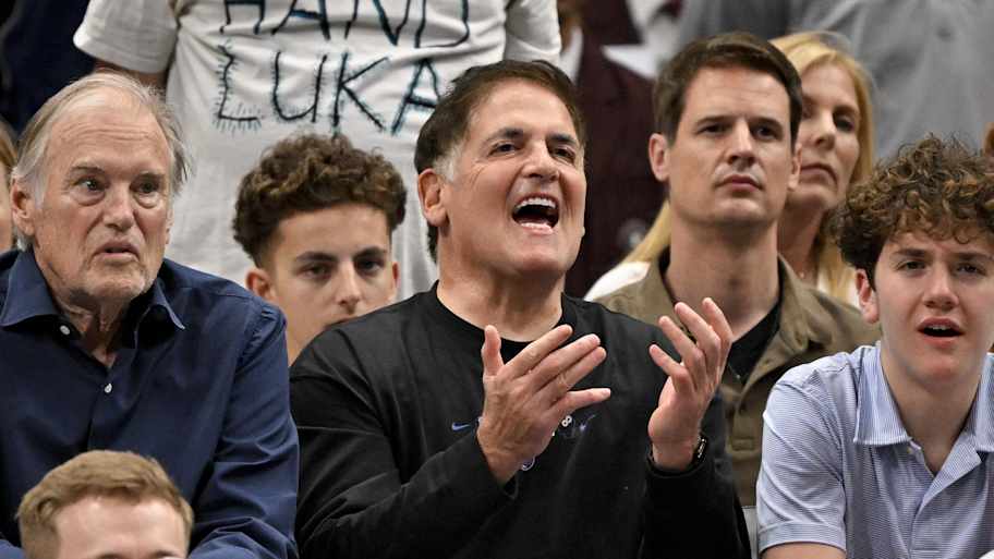 Cameras Caught Mark Cuban Sharing Nice Moment With Luka Doncic’s Dad ...