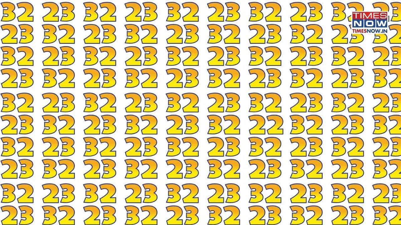 Optical Illusion Eye Test: In An Ocean Of Identical Pairs, Find The Lone 22
