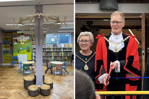 Burnt Ash Library reopens with new children's space after revamp