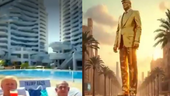 Golden Trump statue, nightclubs: What 'Donald Trump's Gaza' looks like ...
