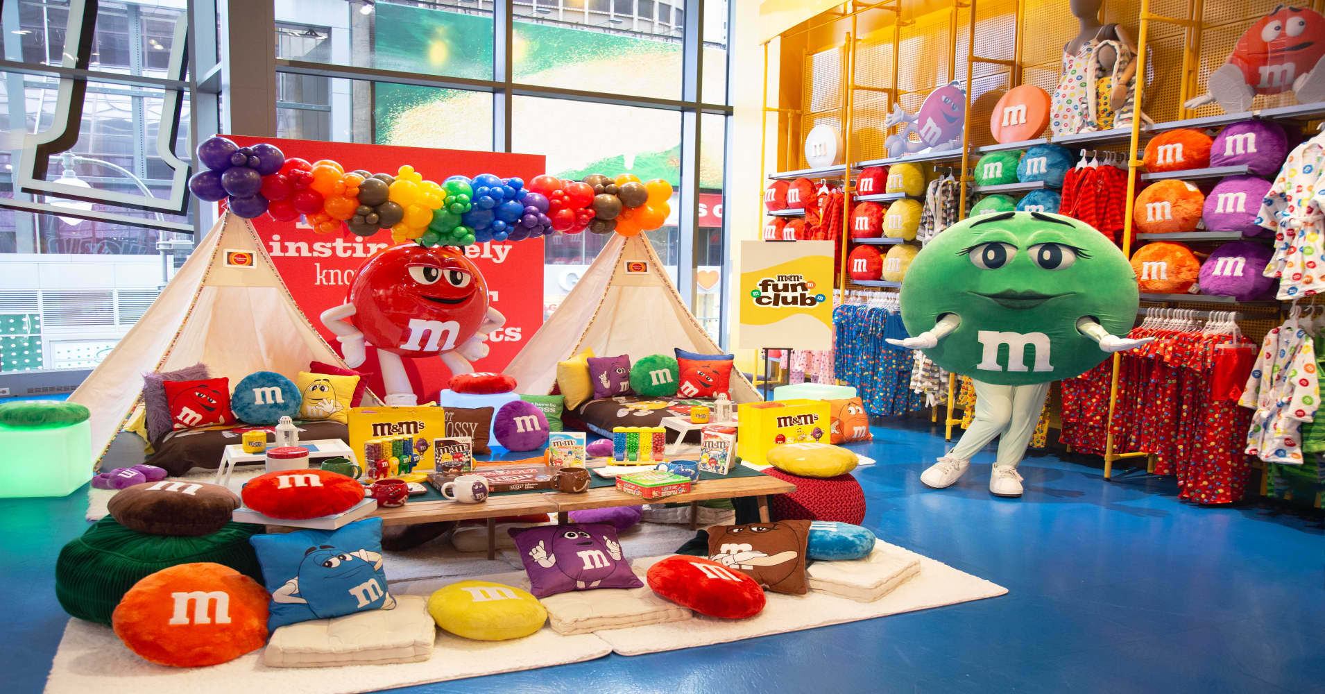 Take a look inside: M&M's will let you sleep in its 25,000 square-foot Times Square store in NYC