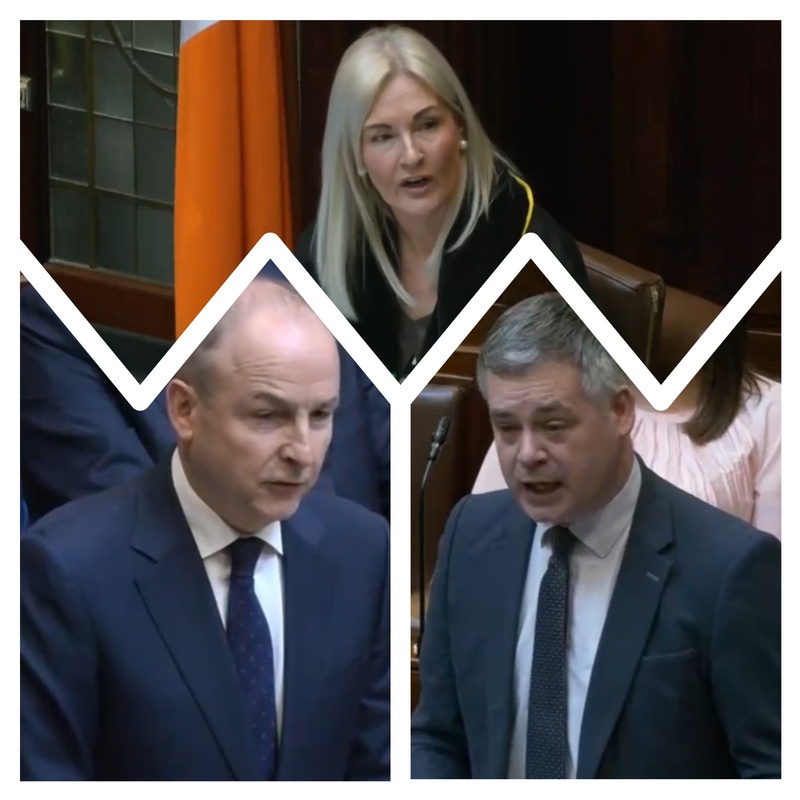 'Tetchy' Taoiseach 'acting like a child' as Dáil erupts over Michael ...