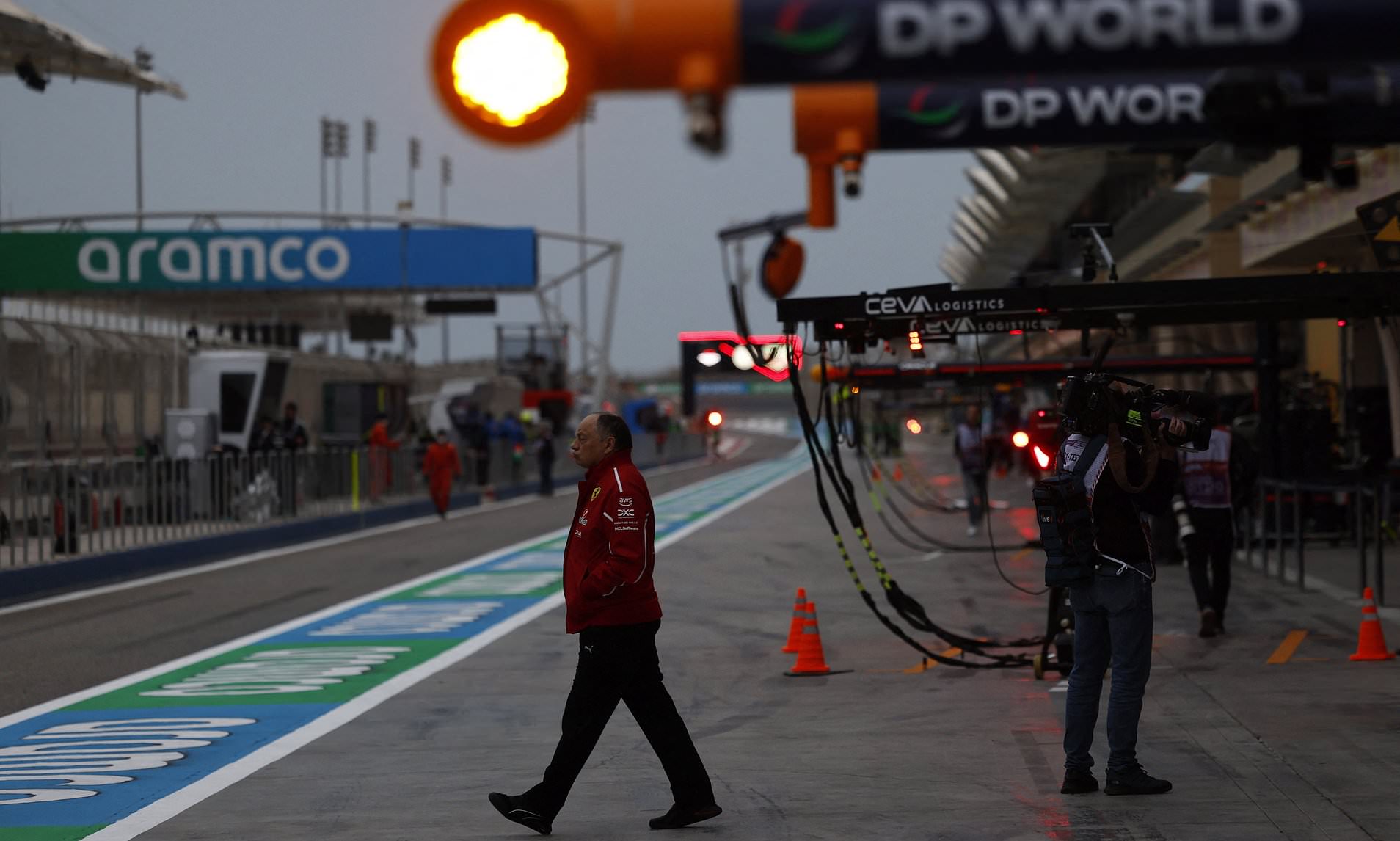 Chaos on first day of F1 pre-season testing as session is abruptly ...