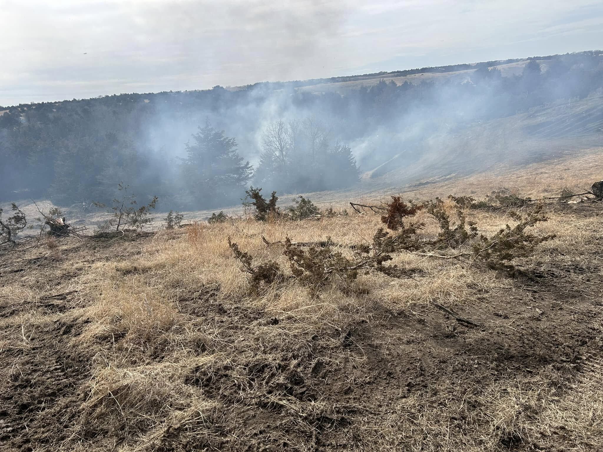Fire crews battle Custer County wildfires as flames persist in canyons