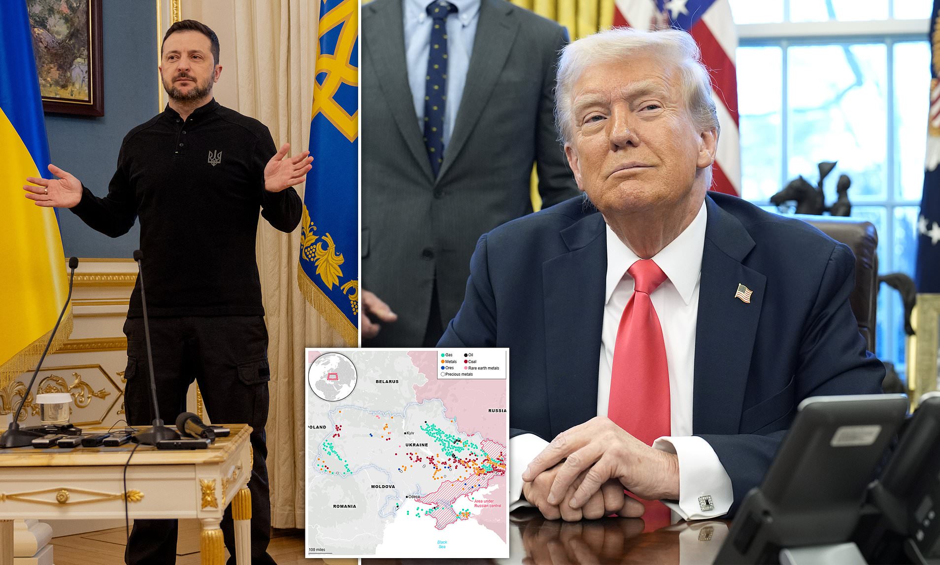 Zelensky says he's ready to sign mineral deal with Trump